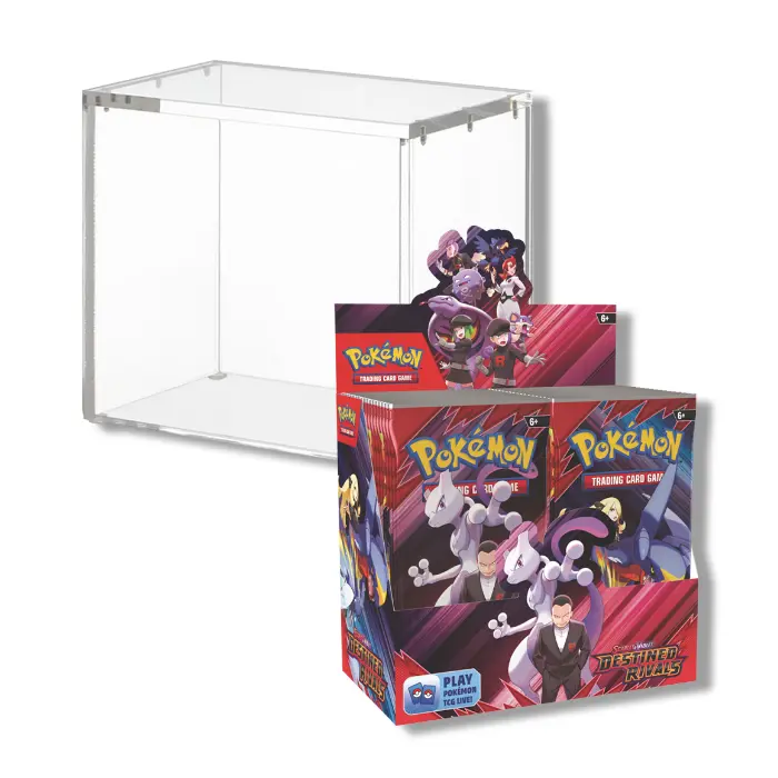Destined Rivals Booster Box + Acrylic Case Bundle | Pokemon – OBSIDIA TCG