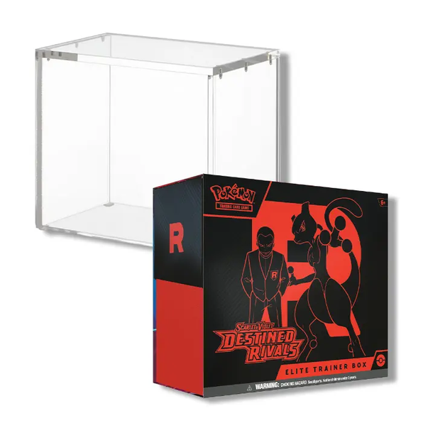 Destined Rivals Booster Box + Acrylic Case Bundle | Pokemon – Obsidia TCG