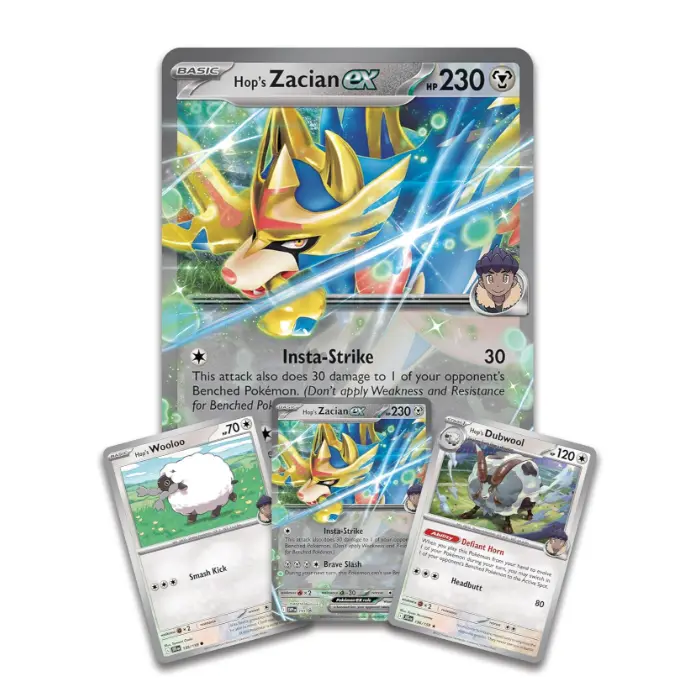 Pokemon TCG: Hop & Zacian ex Collection Box | Obsidia TCG