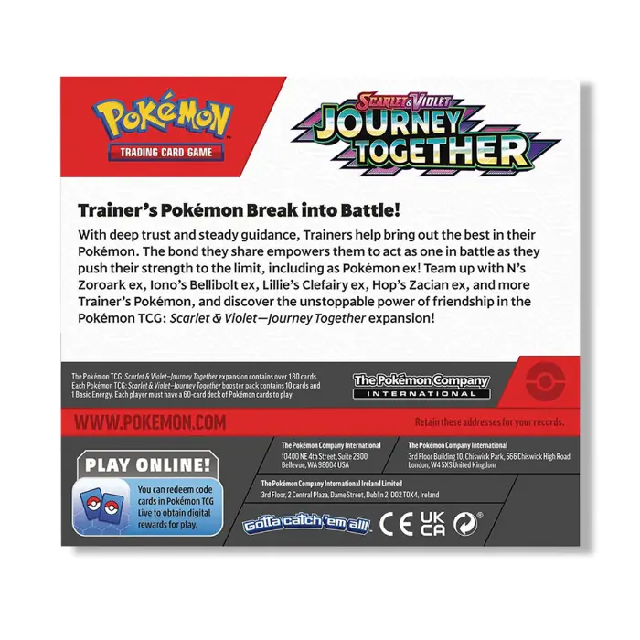 Pokemon TCG: Journey Together Booster Box - Obsidia TCG – OBSIDIA TCG
