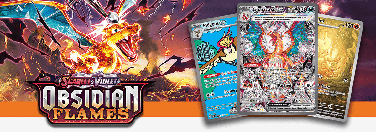 Explore Pokémon TCG: Obsidian Flames Expansion Set Today! – OBSIDIA TCG