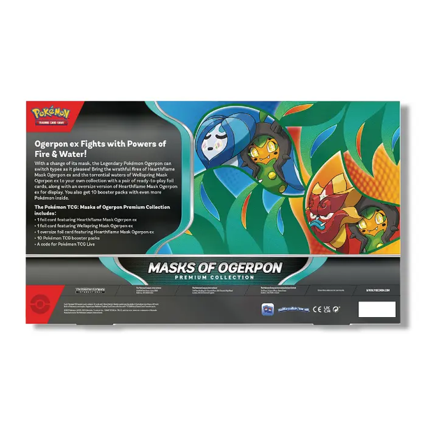 Pokemon TCG: Masks of Ogerpon Ex Premium Collection – OBSIDIA TCG