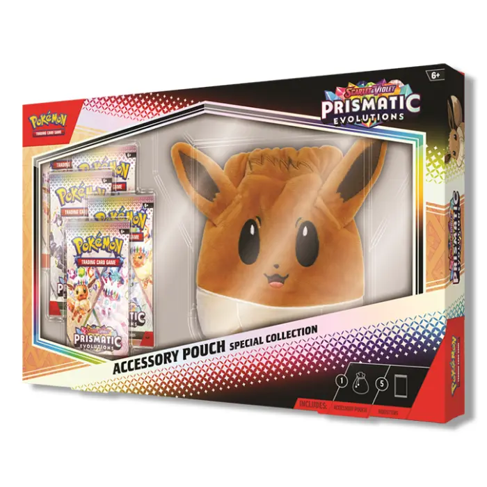Prismatic Evolution Eevee Accessory Pouch | Pokemon TCG – Obsidia TCG