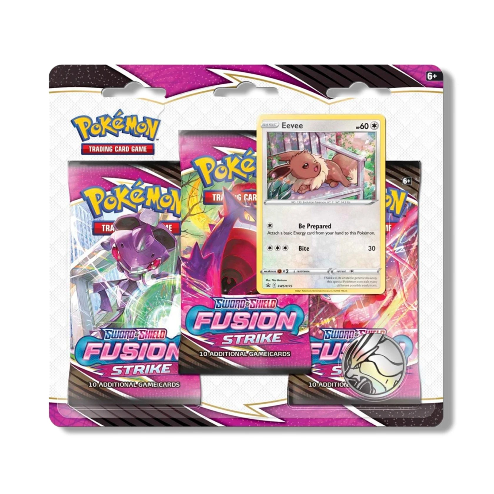 Buy Pokemon TCG: Fusion Strike 3 Booster Packs - Eevee Promo – OBSIDIA TCG