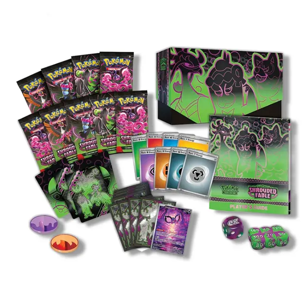10 Factory-Sealed Shrouded Fable ETB Case | Pokemon TCG – OBSIDIA TCG