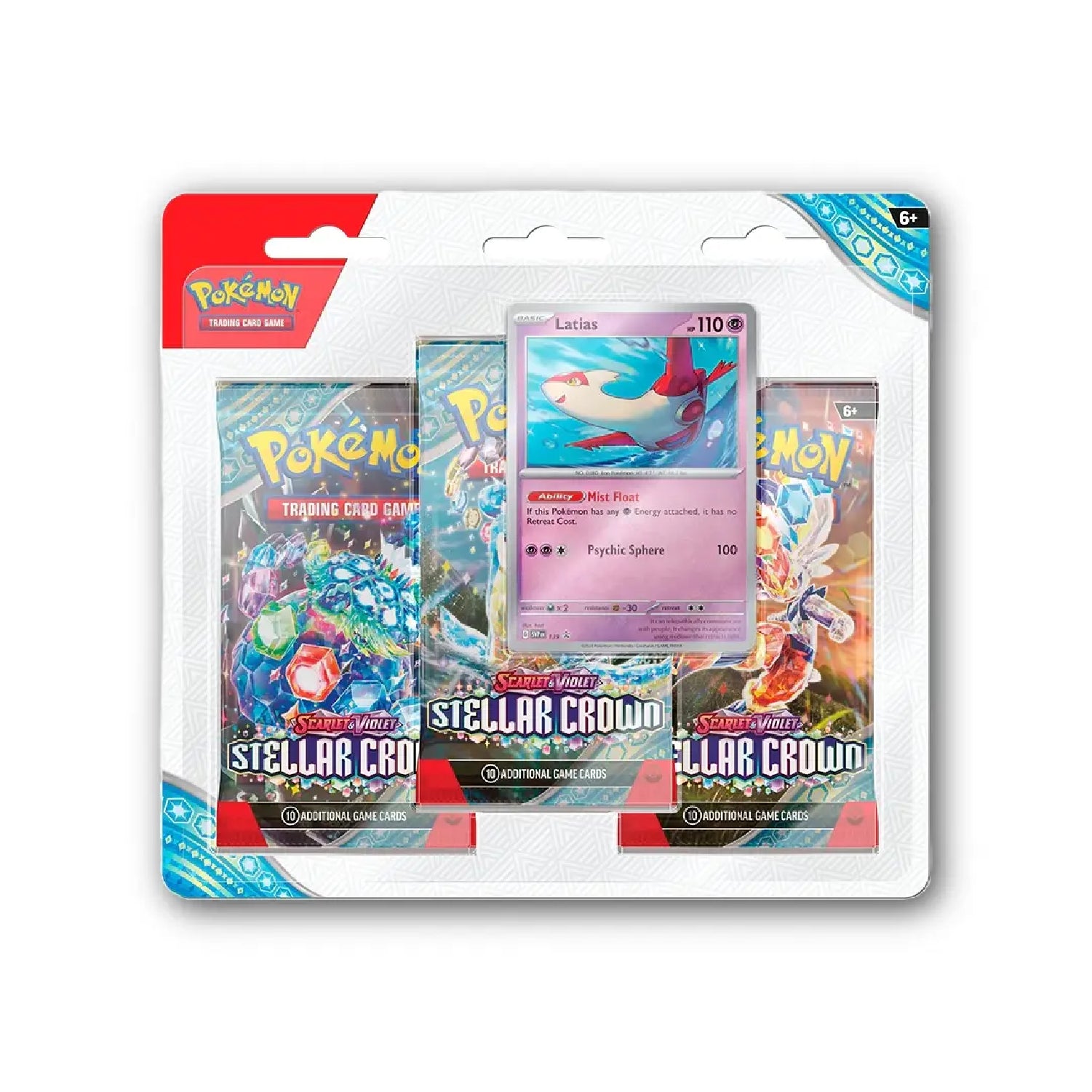 Pokemon TCG: Stellar Crown - 3 Pack Blister - Latias – OBSIDIA TCG