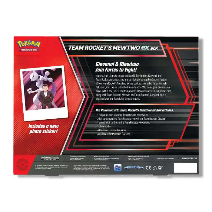 Pokemon TCG: Team Rocket's Mewtwo ex Box – OBSIDIA TCG