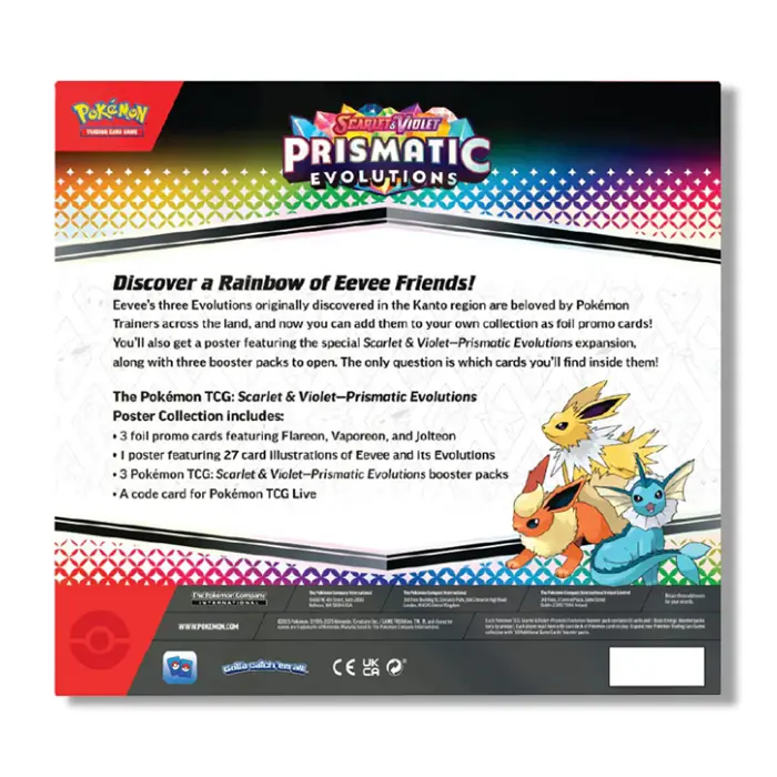Prismatic Evolution Poster Collection Box | Pokemon TCG – OBSIDIA TCG