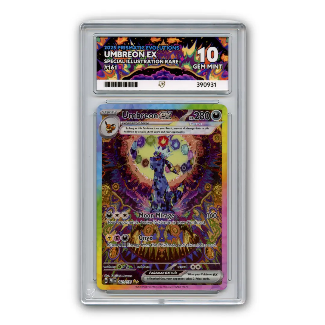 Umbreon EX 2025 Prismatic Evolutions #161 SAR - ACE 10 – OBSIDIA TCG